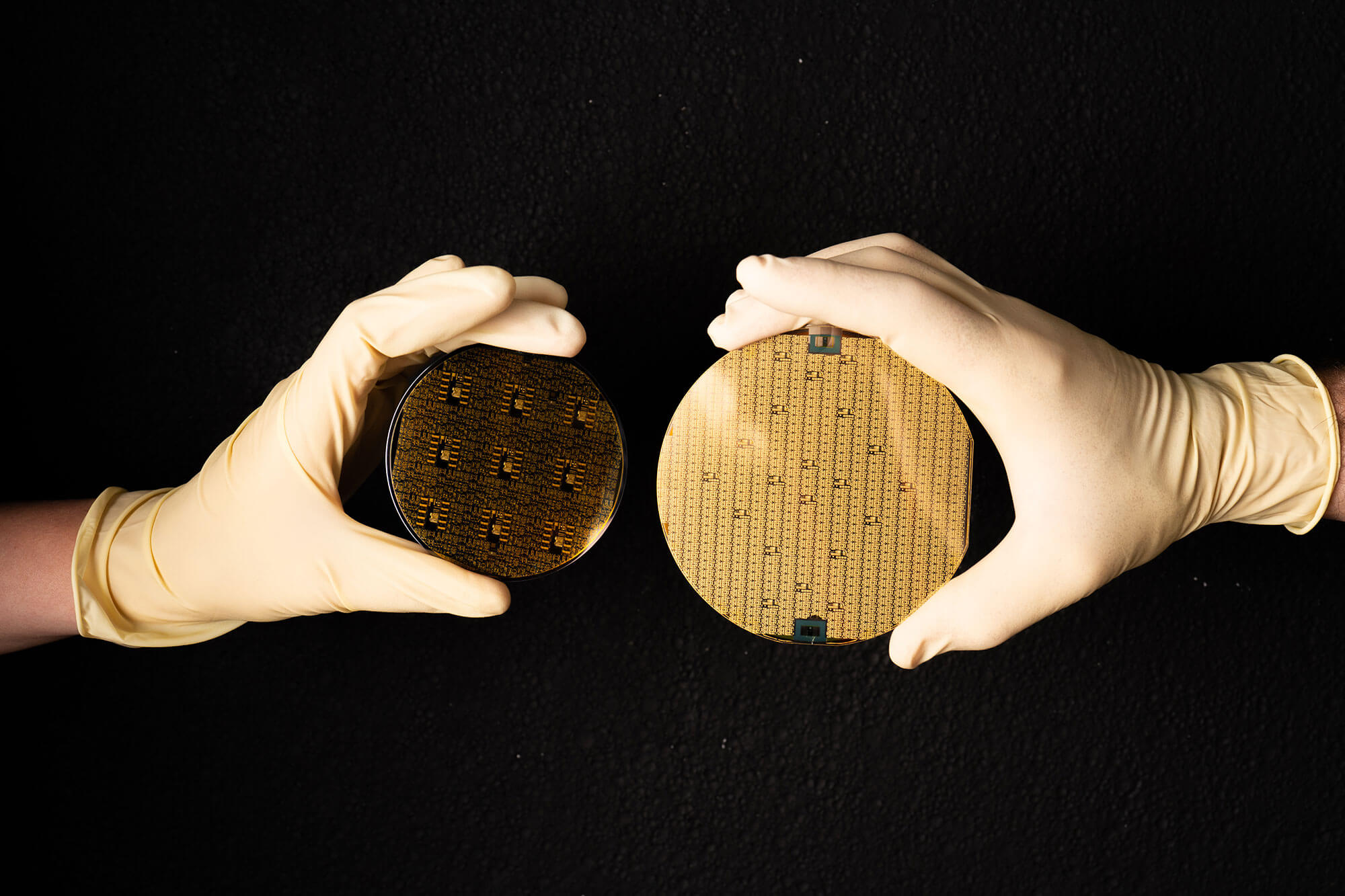 Gallium Nitride Wafer. Credit: ESA - Remedia