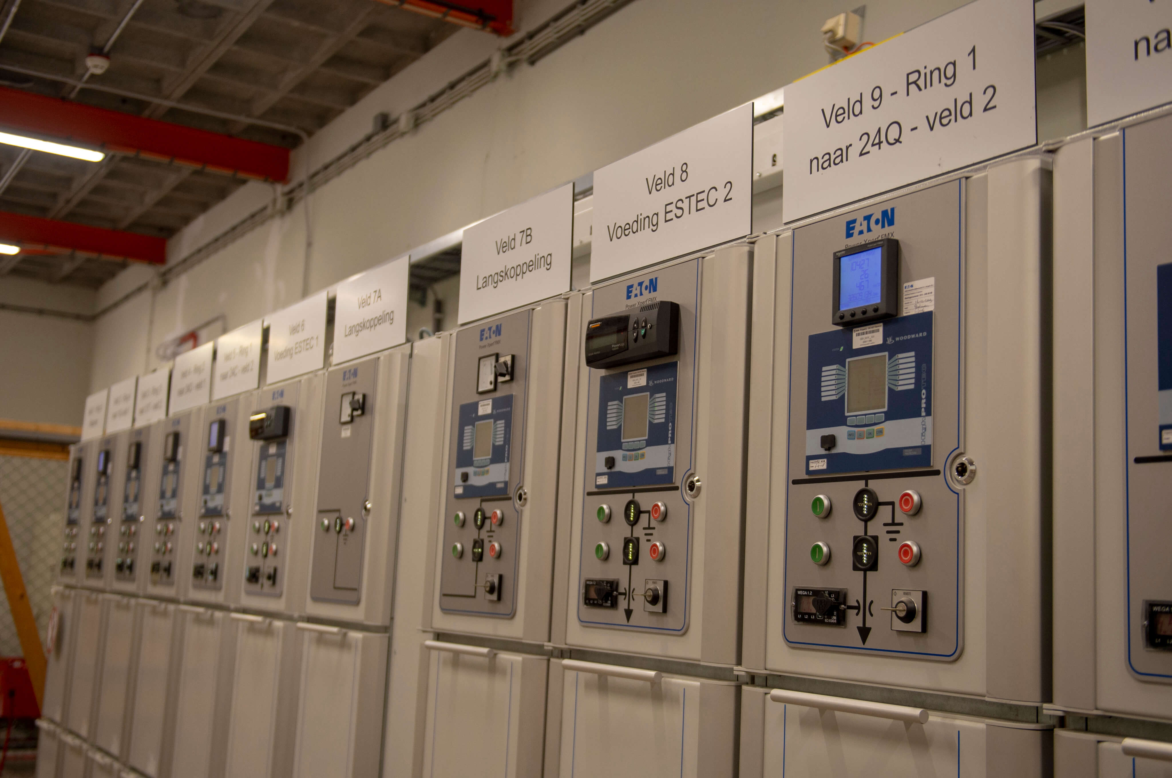 Main Electrical Power Distribution Panel. Credits: ESA - G.Porter